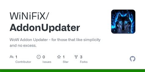 GitHub WiNiFiX AddonUpdater WoW Addon Updater For Those That Like Simplicity And No Excess