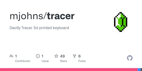 GitHub Mjohns Tracer Dactly Tracer D Printed Keyboard