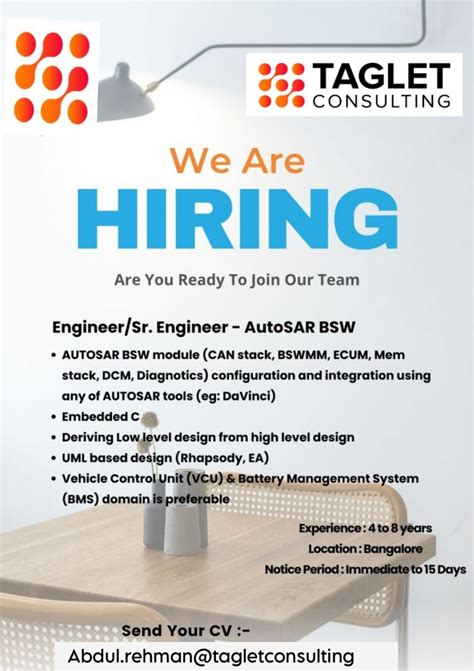 Abdul Rehaman On Linkedin Hiring Bangalorejobs Automotive Bsw