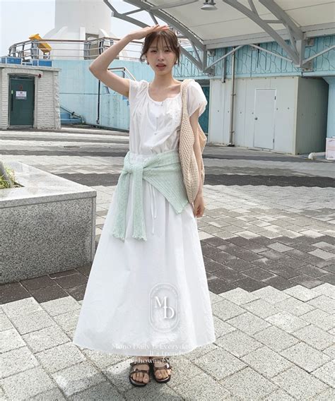 모노데일리 여름신상 룰렛 코튼 원피스 통기성 좋은 코튼 소재