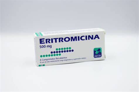 Eritromicina Comprimidos 500 Mg X 8 Farmacias Roraima