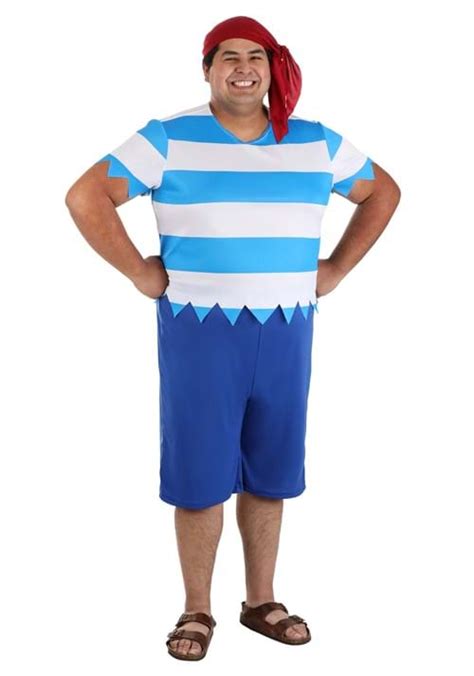 Plus Size First Mate Mens Costume