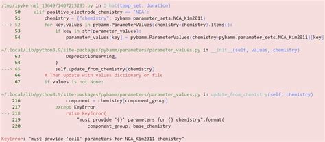 Issue With Using Ncakim2011 Chemistry · Issue 2683 · Pybamm Team