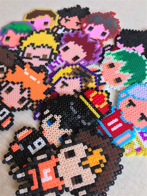 Haikyuu Pixel Art Perler Beads Etsy 037