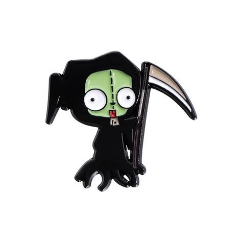 Invader Zim Grim Reaper Enamel Pin Distinct Enamel Pins