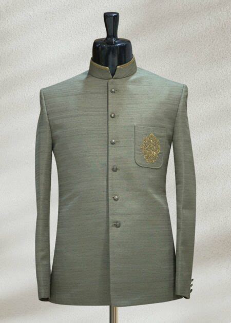 Blue Embroidered Prince Suit For Men Shameel Khan