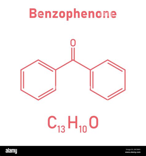 Chemical Structure Of Benzophenone C13h10o Chemical Resources For