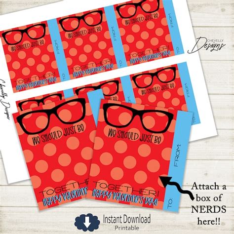 Nerd Valentine Etsy