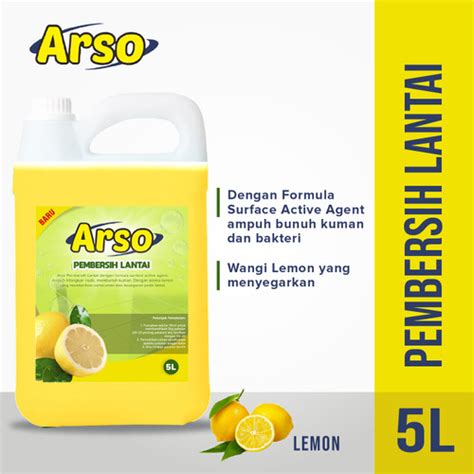 Jual Arso Pembersih Lantai Floor Cleaner Anti Bakteri 5 Liter Kab