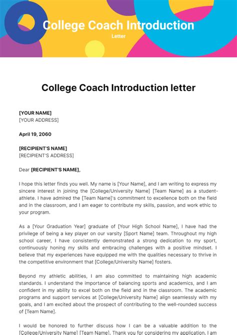 Free Sample Teacher Letter Of Introduction Template To Edit Online