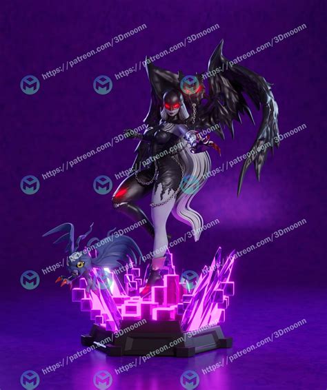 Figure Lady Devimon Digimon 1 6 Scale Garage Kit Resin Etsy