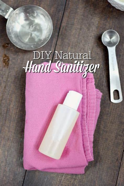DIY Hand Sanitizer Simple Natural Recipe A Blossoming Life