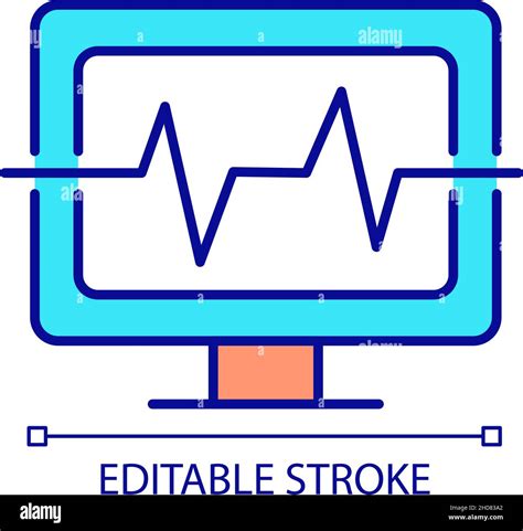 Computer Diagnostic RGB Color Icon Stock Vector Image Art Alamy