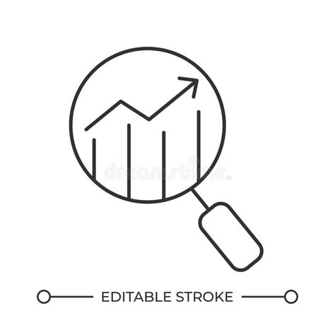 Data Analyzing Line Icon Stock Illustration Illustration Of Data 373994753