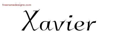 Xavier Archives Free Name Designs