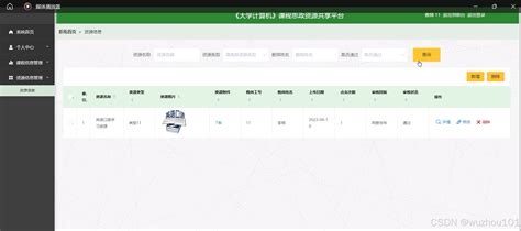 基于ssm vue《大学计算机》课程思政资源共享平台【开题 程序 论文】 csdn博客