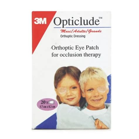 3m Opticlude Orthoptic Eye Patches 20 Patches Pack Surgical Dekho