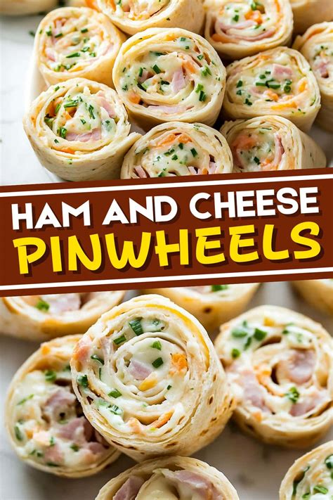 Ham And Cheese Pinwheels Insanely Good