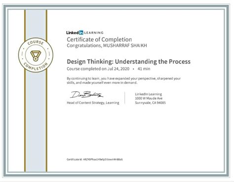 Musharraf Shaikh On Linkedin Designthinking Course Learningneverstops Quarantinetime