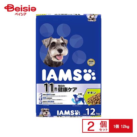 【楽天市場】マースジャパンリミテッド アイムス 11歳以上用 毎日の健康ケア チキン 小粒 12kg×2個 ペット 犬 フード チキン