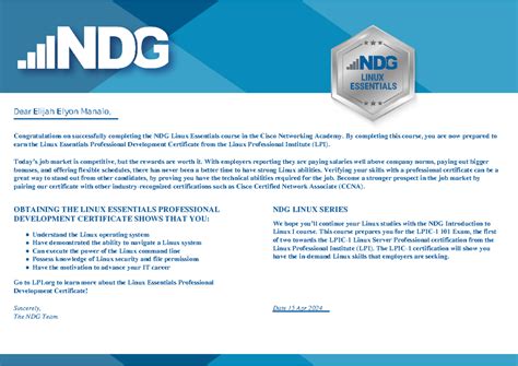 Elijah Elyon Manalo Sy2023 242tit003 Certificate Dear Elijah Elyon Manalo Congratulations On