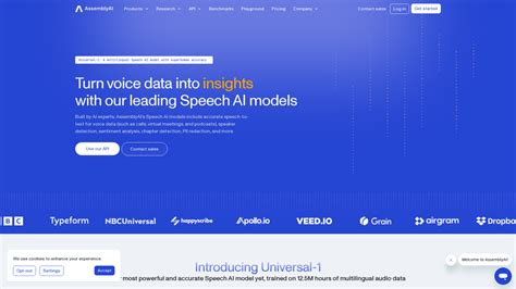 With Assemblyais Industry Leading Speech Ai Models Transcribe Speech