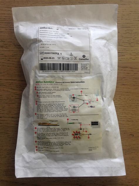 New Convatec Abv301 Iap Monitoring Device Pole Mount X Disposables