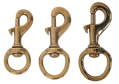 Solid Brass Trigger Snap Round Eye Arion