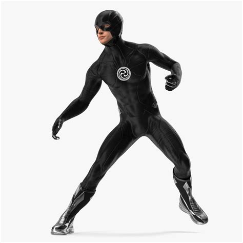 Black Suit Superhero Rigged 3d Model 149 Max Free3d