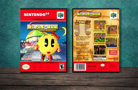 Ms Pac Man Maze Madness N64 Video Game Case