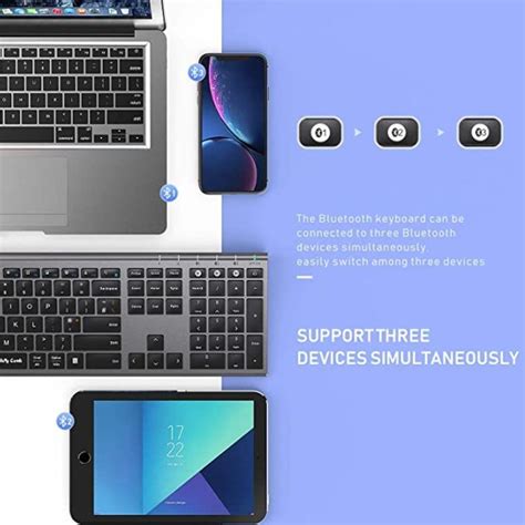 Full Size Bluetooth Rechargeable Keyboard Computers And Tech Parts And Accessories On Carousell