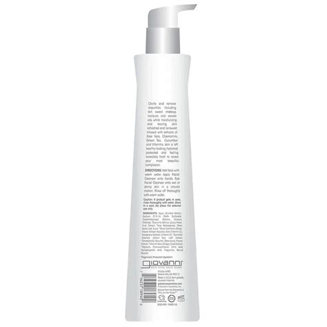 Giovanni Eco Chic Hydrating Facial Cleanser 7 Fl Oz Liquid Vitaminlife