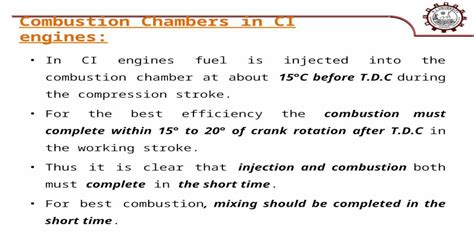 (Download PPT Powerpoint) Combustion Chambers in CI Engines