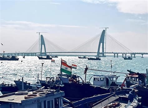 Okha Beyt Dwarka Signature Bridge Gujarat India R Infrastructureporn