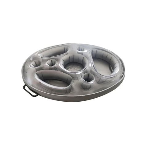 Inflatable Floating Drink Holder With 8 Holes Swimming Pool Serving