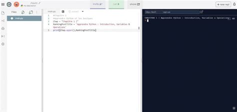 Apprendre Python Introduction Variables Types And Opérations De Base