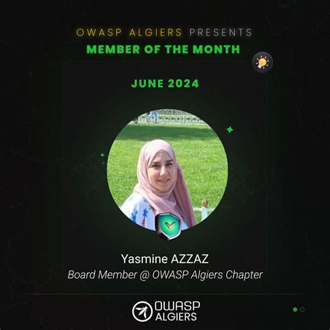 Owasp Algiers Chapter On Linkedin Owasp Owaspalgiers Memberofthemonth Community