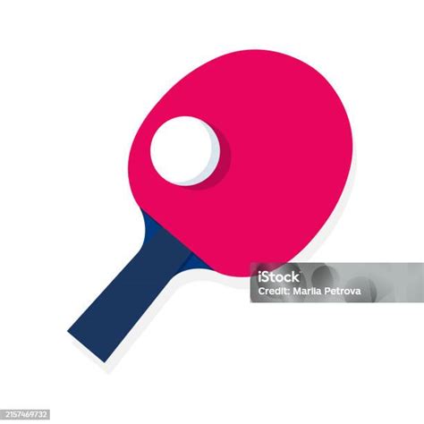 탁구 또는 탁구 라켓과 흰색 배경에 고립 된 공 스포츠 컨셉 벡터 일러스트 레이 션 0명에 대한 스톡 벡터 아트 및 기타 이미지