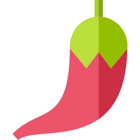 Chilli Basic Straight Flat Icon