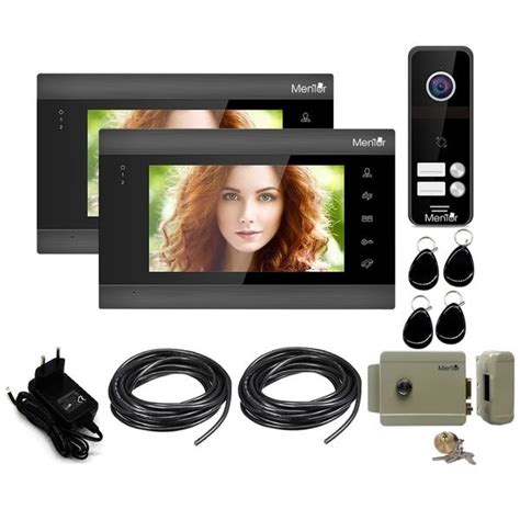Kit Interfon Video Smart Mentor Sykt005 Wifi 4in1 Acces Aplicatie