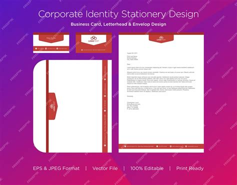 Premium Vector Professional Business Card Letterhead And Envelop