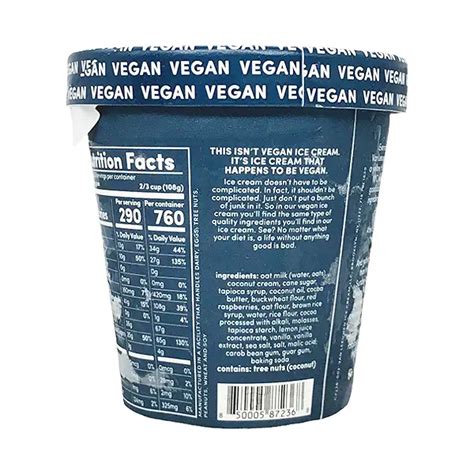 Vegan Brownie Sundae Raspberry Swirl At Whole Foods Market