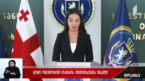 დიდი ოდენობით თანხის მითვისების ფაქტი Youtube