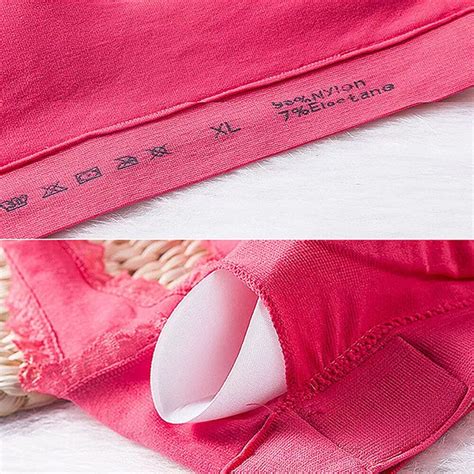 Wireless Bra Front Closure Lace Bralette