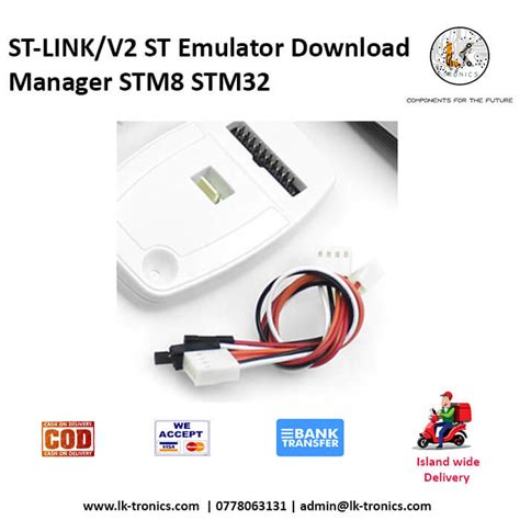 St Link V2 Programmer And Debugger Stm32 Stm8 Lk Tronics