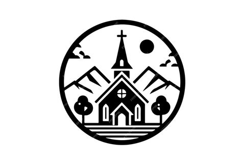 Premium Vector Church Vector Logo Icon