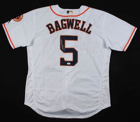 Jeff Bagwell Signed Astros Jersey Jsa Coa Pristine Auction
