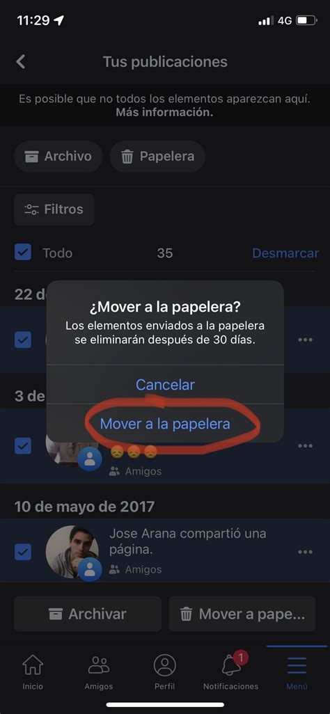 Facebook Infobae