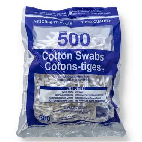 Wholesale Delon 500ct Cotton Swabs Ir Bags Glw