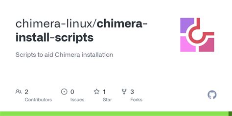 github chimera linux chimera install scripts scripts to aid chimera